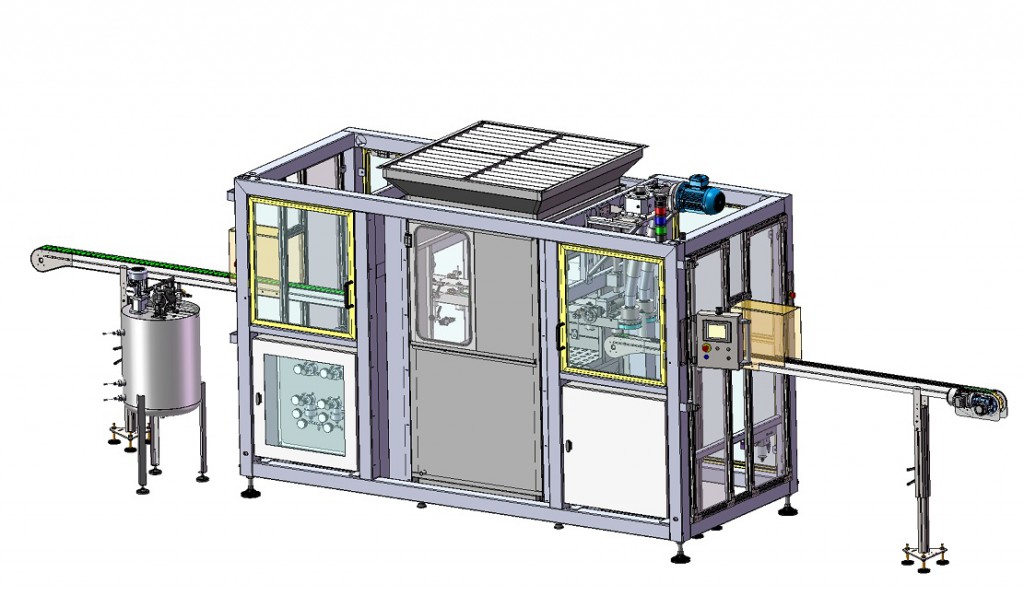 Importance fume extraction spray coating plastic bottles preforms